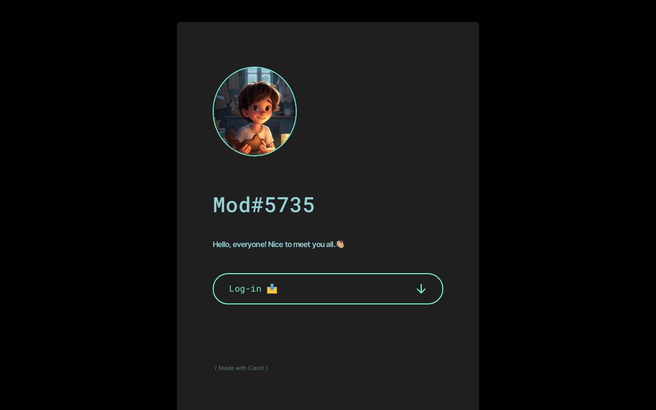 Mod's portfolio.